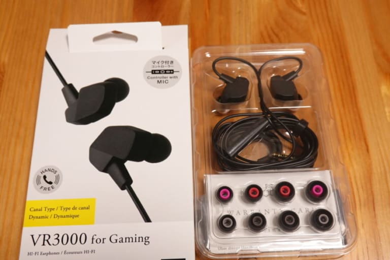 【final VR3000 for Gaming レビュー】VR・ゲーム特化イヤホン｜E500と比較も | カジェログ