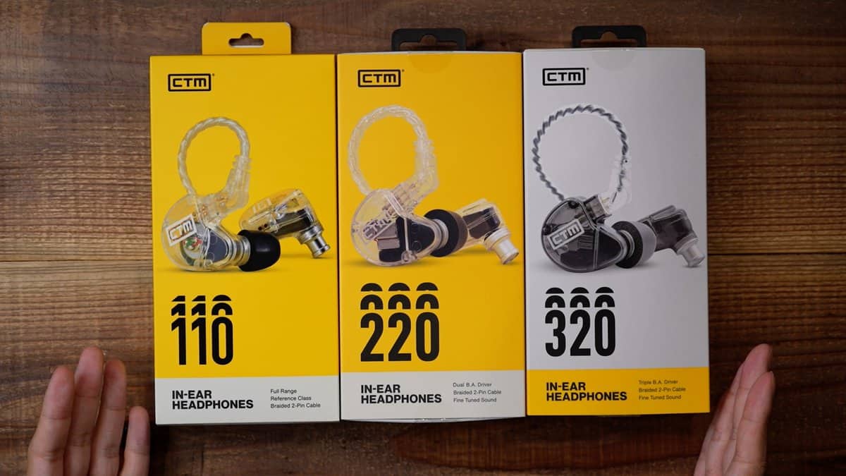 これぞイヤモニのど真ん中！CTMの新製品「CE110」「CE220」「CE320」まとめてレビュー！ | カジェログ