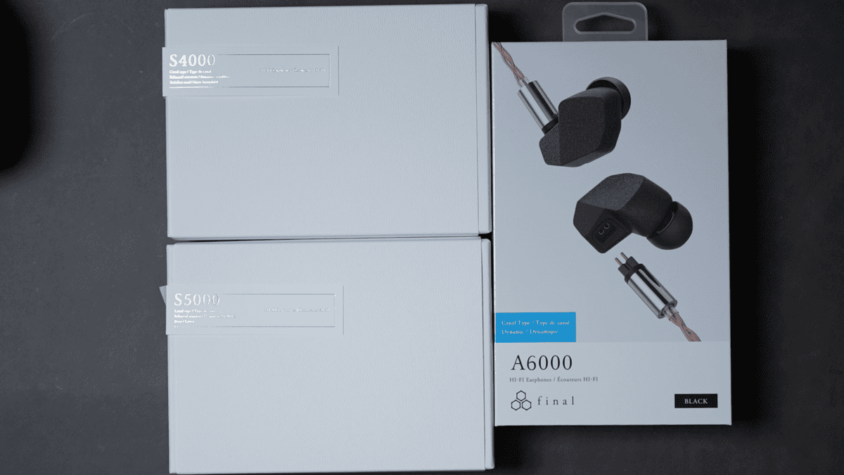final A6000 / S4000 / S5000 レビュー｜finalの最新ミドルクラスイヤホン徹底比較！ | カジェログ